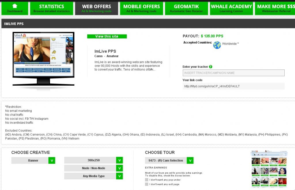 CrakRevenue Now Has ImLive Webcams Affiliate Offers | Adult Webcam News